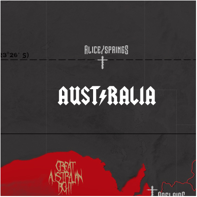 The Metal World map. • 21Maps