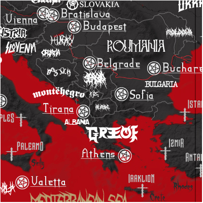 The Metal World map. • 21Maps