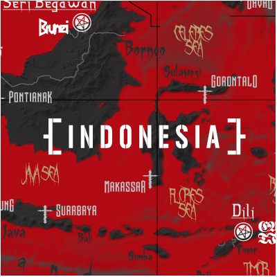 The Metal World map. • 21Maps