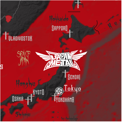 The Metal World map. • 21Maps