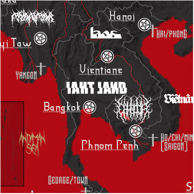 The Metal World map. • 21Maps